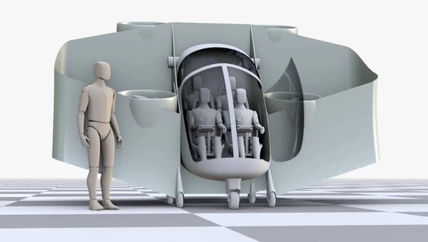 '자동차도 옮기는 박쥐?', 박쥐 닮은 eVTOL '매드 배트' 공개