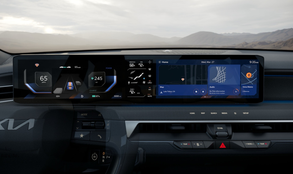 "NBA 팬들 당장 구매할 듯!" 기아, EV9에 NBA 디스플레이 테마 적용한다