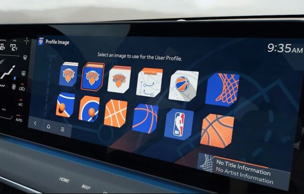 "NBA 팬들 당장 구매할 듯!" 기아, EV9에 NBA 디스플레이 테마 적용한다