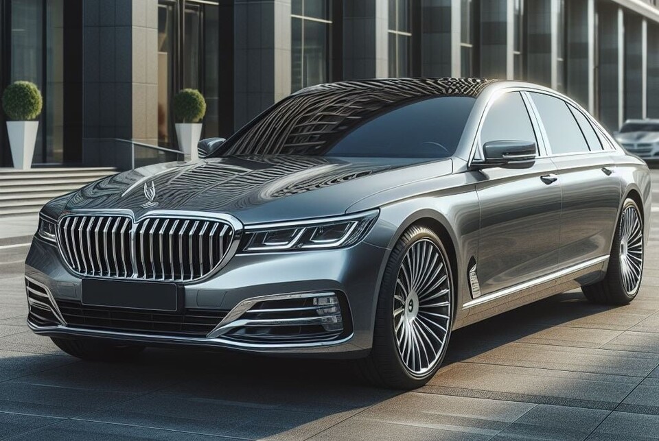 "기아 K9 느낌도 있네" BMW '5시리즈'·벤츠 'E클래스' 합치면 이런 모습?