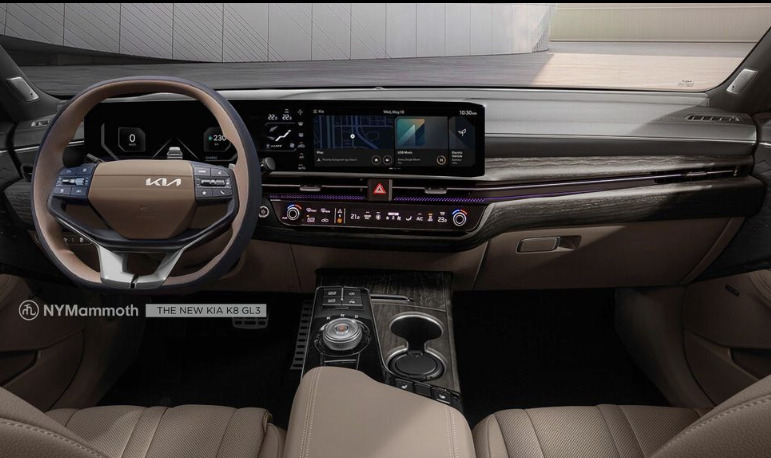 "핸들만 바꿔줘..." 기아 'K8 페이스리프트' 실내 예상도 접한 소비자들의 반응은?