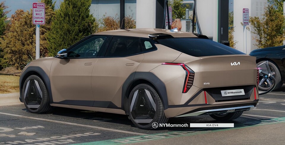 내년 신차도 심상치 않네! 기아, 컴팩트 전기 세단 'EV4' 새로운 예상도 등장