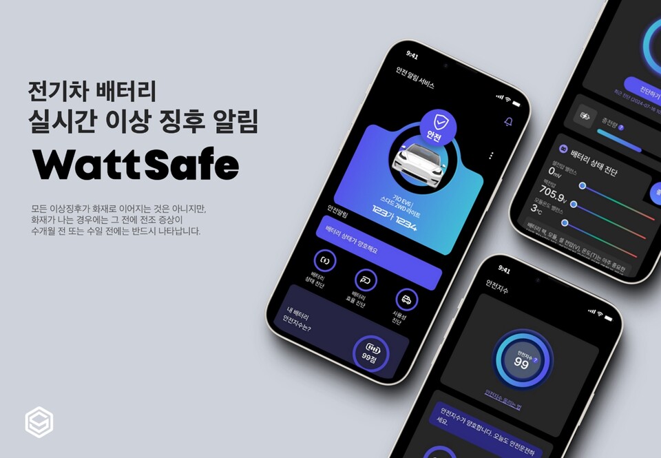 전기차 배터리 이상 징후 알려준다... 안전 알림 서비스 '와트세이프' 정식 출시
