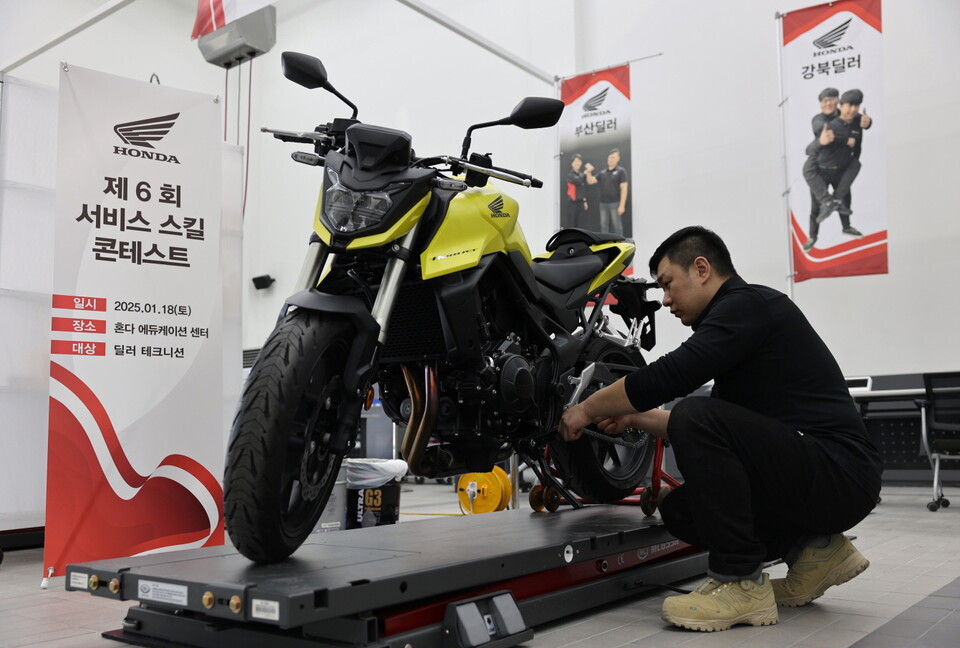 혼다코리아, 제6회 혼다 모터사이클 서비스 스킬 콘테스트 개최