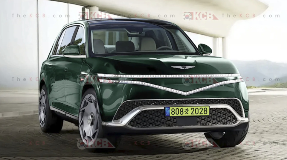 "2억대 국산 SUV 끝판왕" 제네시스, 플래그십 전기 SUV 'GV90' 예상도 등장