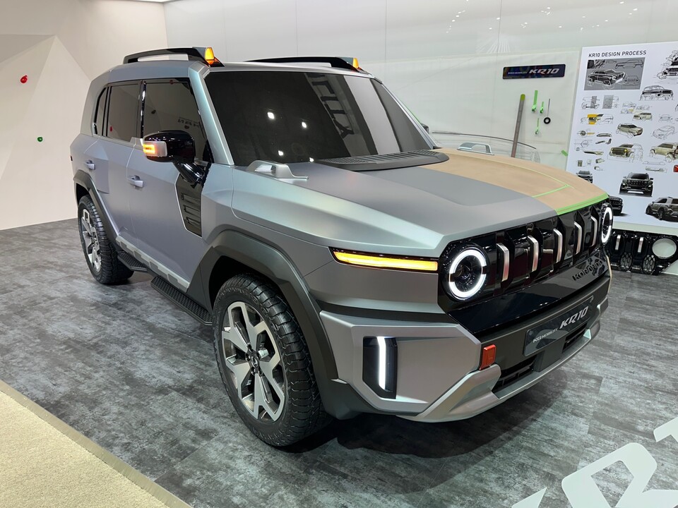 코란도 부활 임박! KGM 'KR10', 디자인·스펙 미리 보기