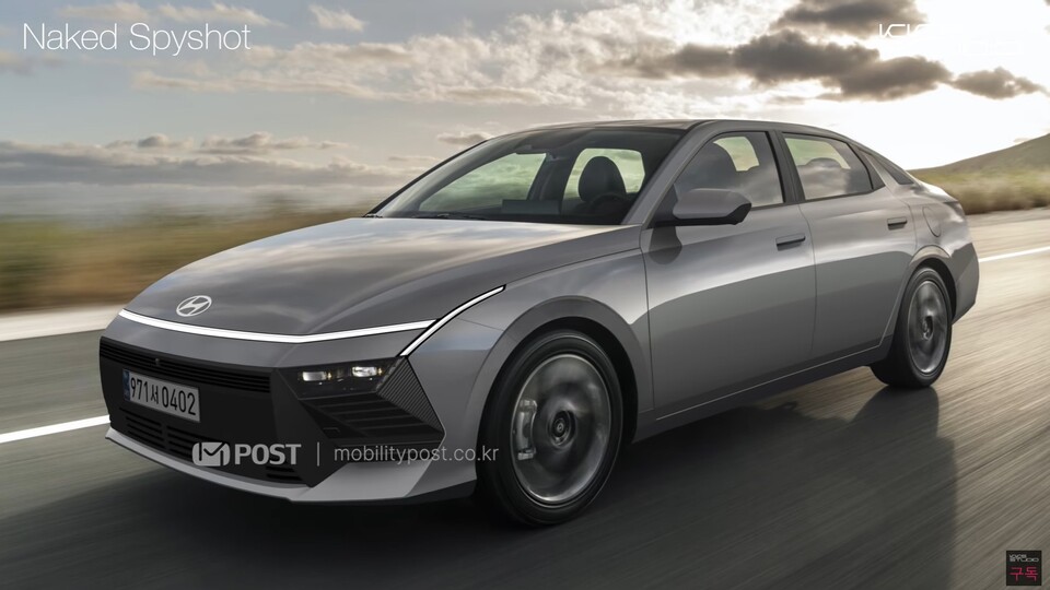 N 비전 74 감성으로 변신! 새로운 예상도로 보는 현대차 '아반떼 풀체인지(CN8)'