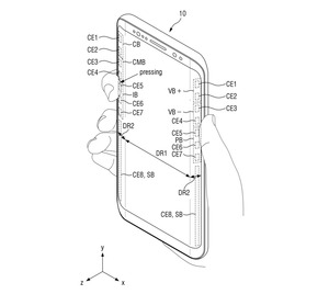 "엣지 패널 부활하나?" 삼성디스플레이, '포스센서·진동 감지 디스플레이' 특허 공개